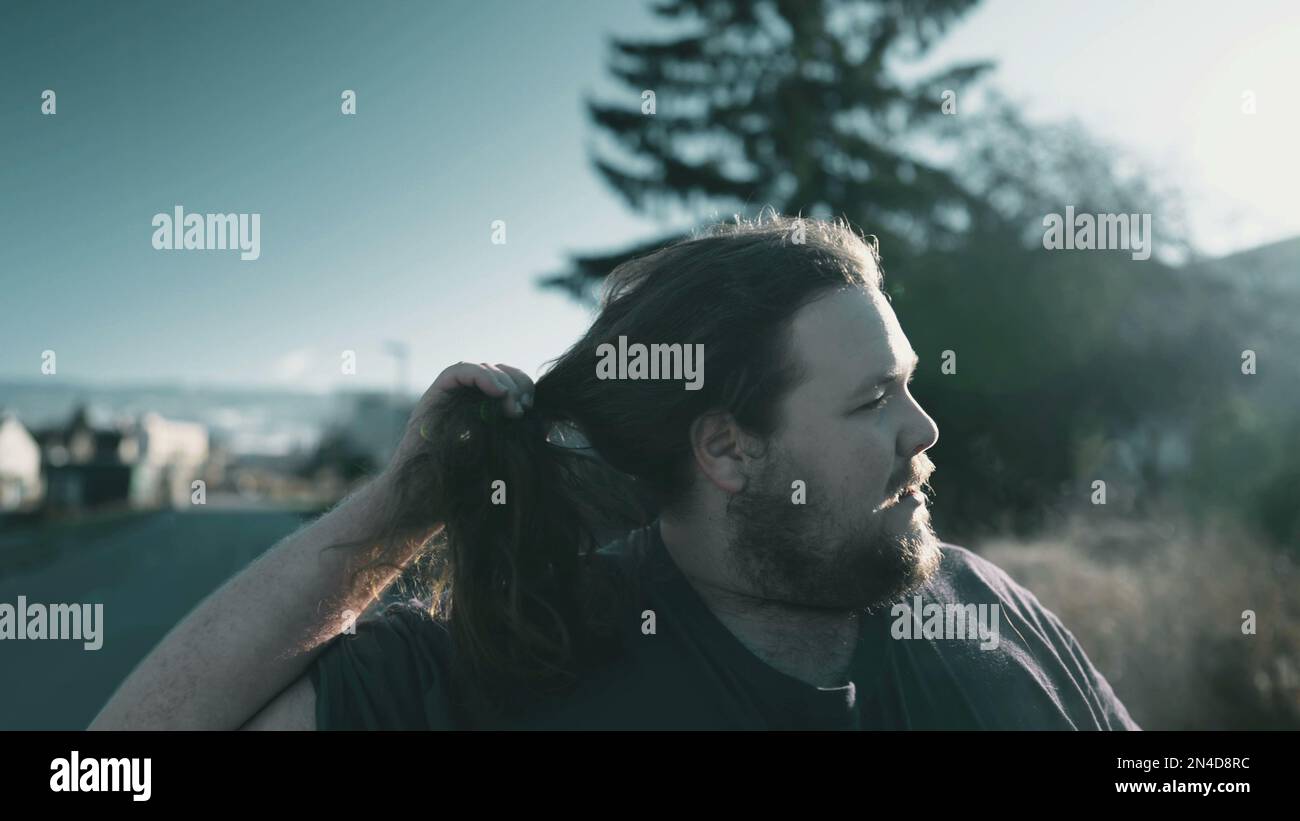 Slow motion portrait charismatic man hi-res stock photography and ...