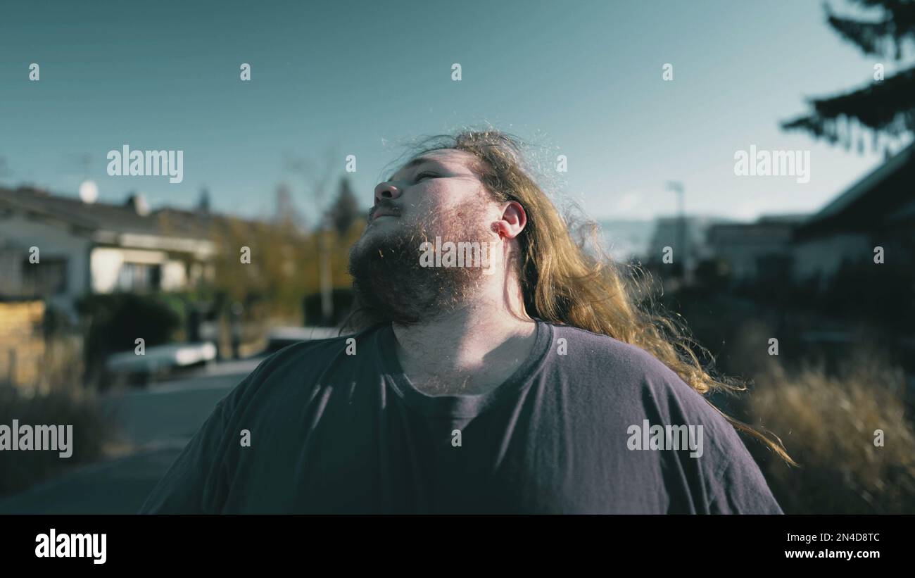 Slow motion portrait charismatic man hi-res stock photography and ...