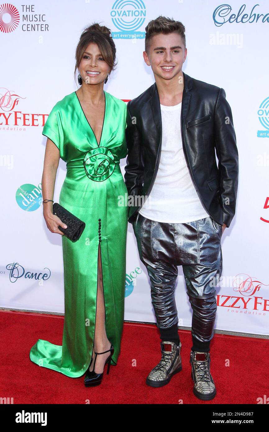 Paula Abdul and Michael Dameski attend the 4th Annual Celebration of ...