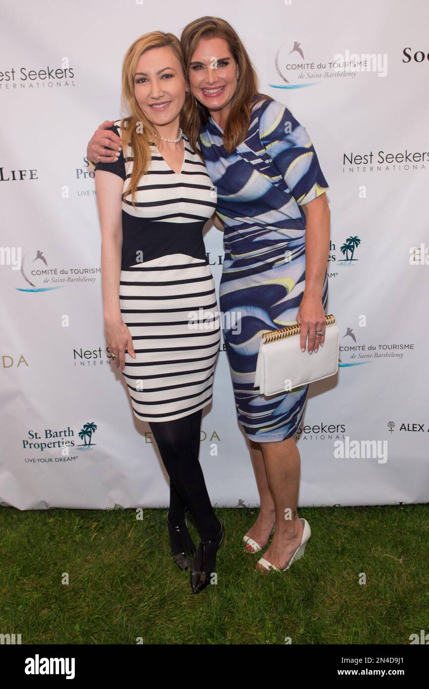 Brooke Shields and Devorah Rose attend the 3rd Annual St. Barth ...