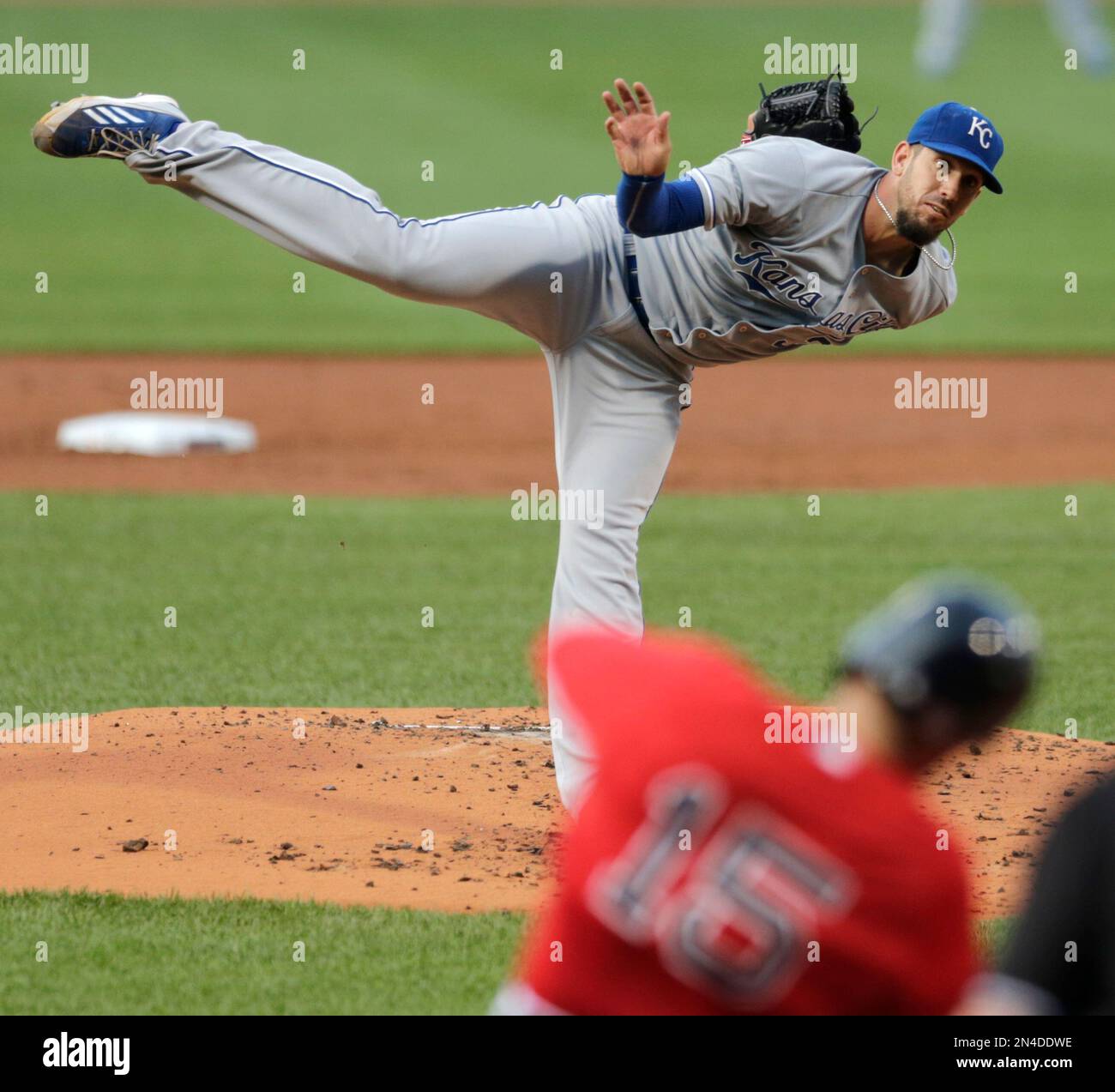 Kansas City Royals starting pitcher James Shields (33) during the first ...