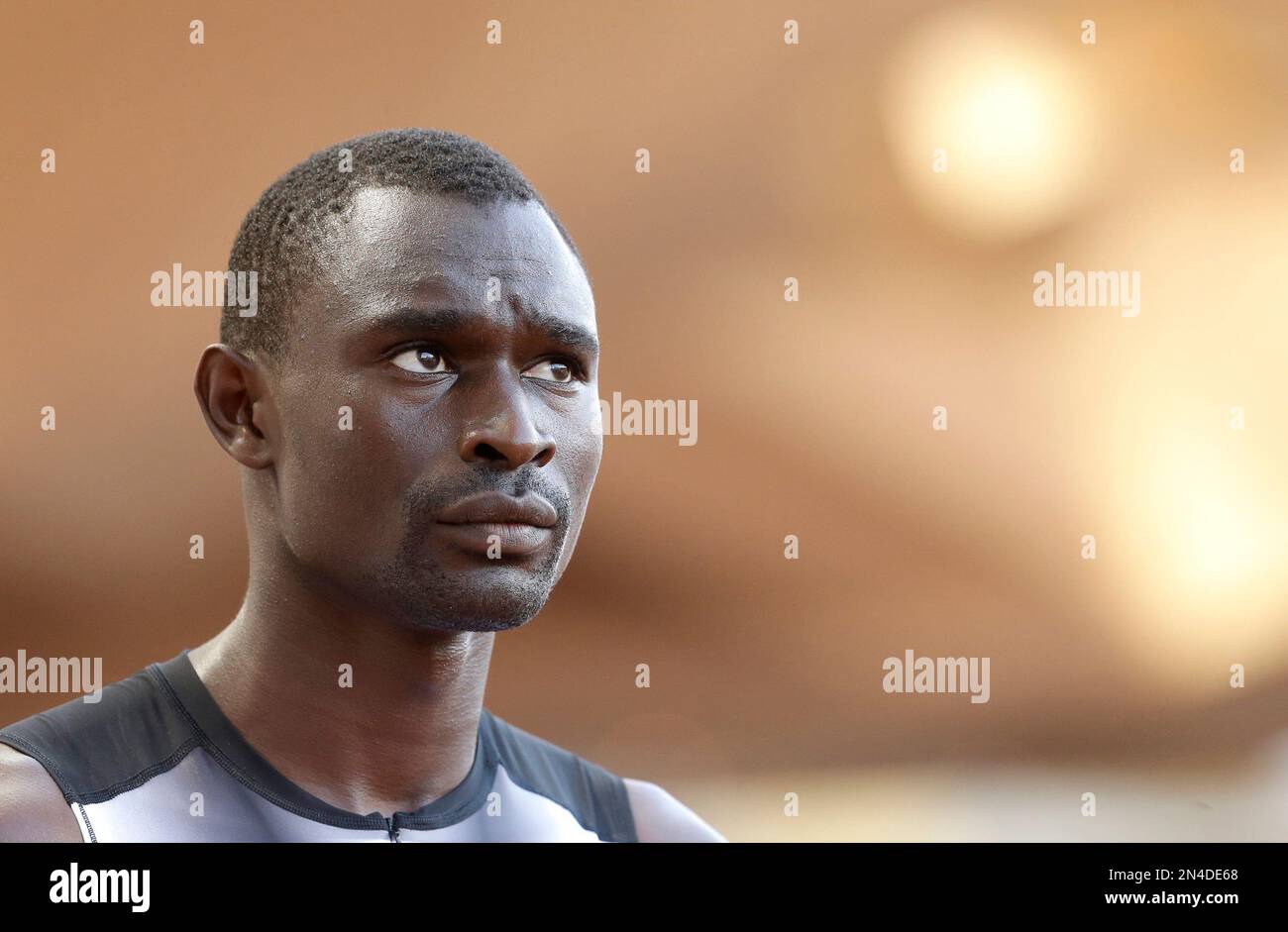 Kenyan athlete David Rushida takes part in the 800m men race at the ...