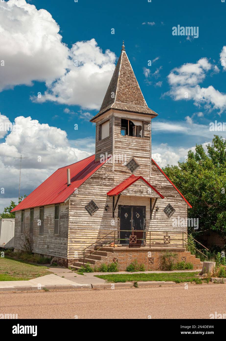 One of thousands of abandoned churches across the country, this one is ...
