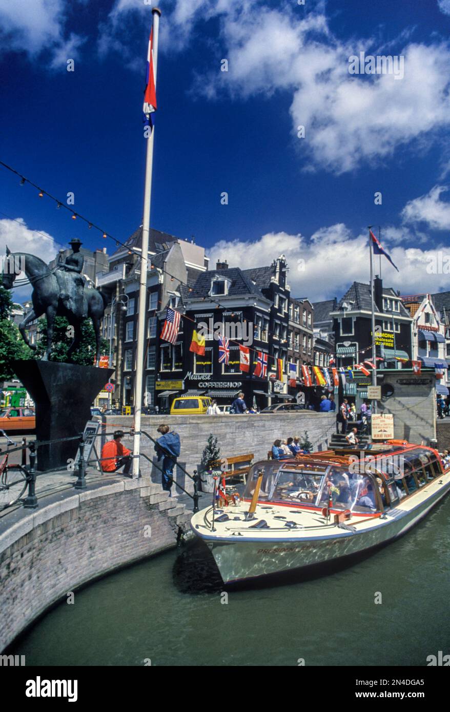 1989 HISTORICAL SIGHTSEEING EXCURSION TOUR BOAT STATION LANGE BRUG ...