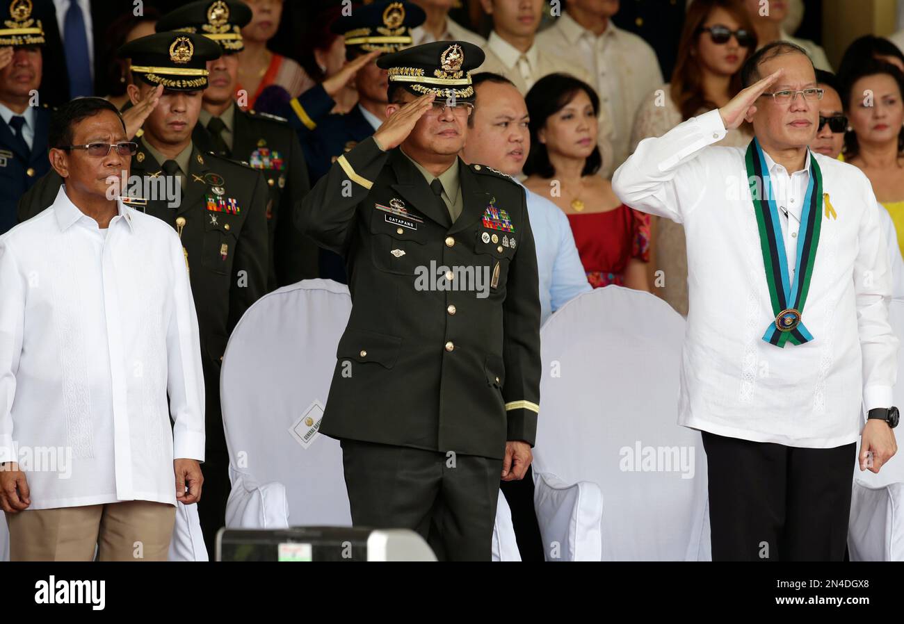New Philippine Armed Forces chief Lt. Gen. Gregorio Pio Catapang ...