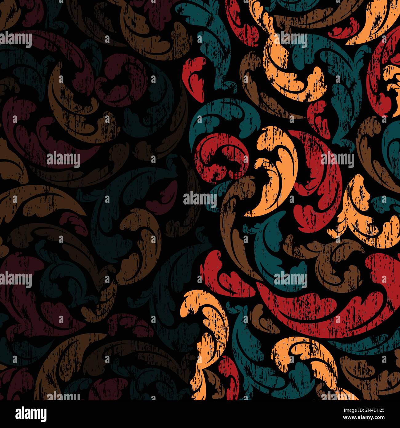 Floral grunge shadow background Stock Vector Image & Art - Alamy