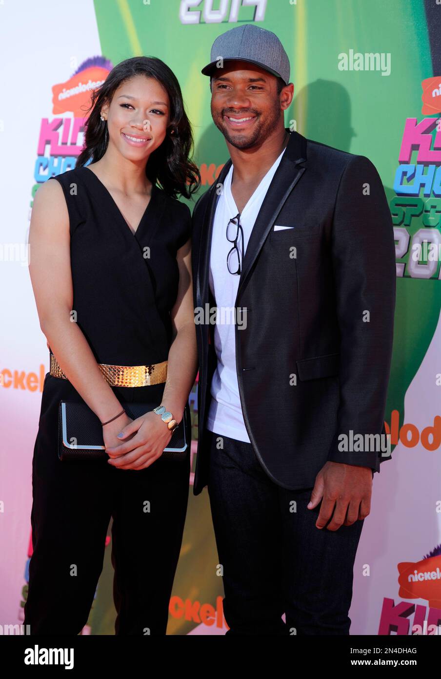 Russell Wilson, of the Seattle Seahawks, and sister Anna Wilson arrive ...