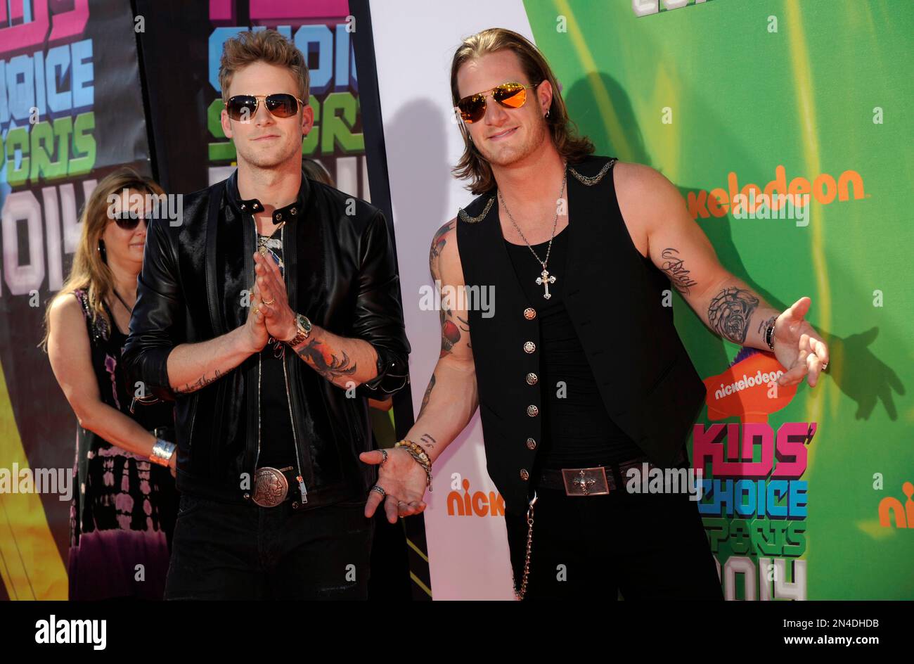 Brian Kelley, left, and Tyler Hubbard, of the musical group Florida ...