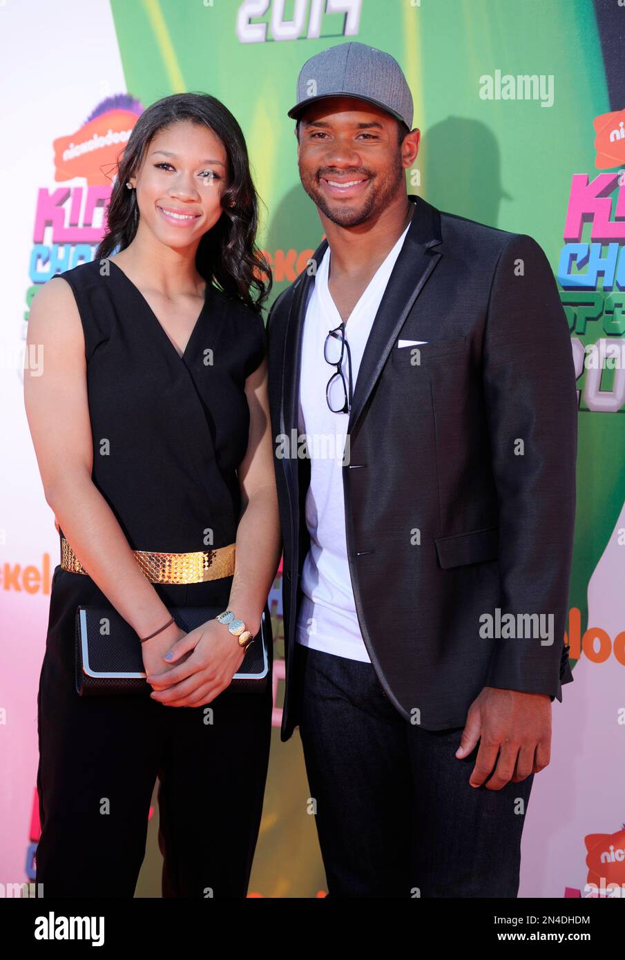 Russell Wilson, of the Seattle Seahawks, and sister Anna Wilson arrive ...