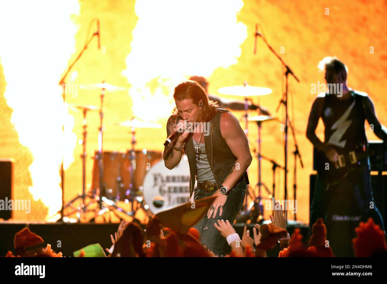 Tyler Hubbard, of the musical group Florida Georgia Line, performs at ...
