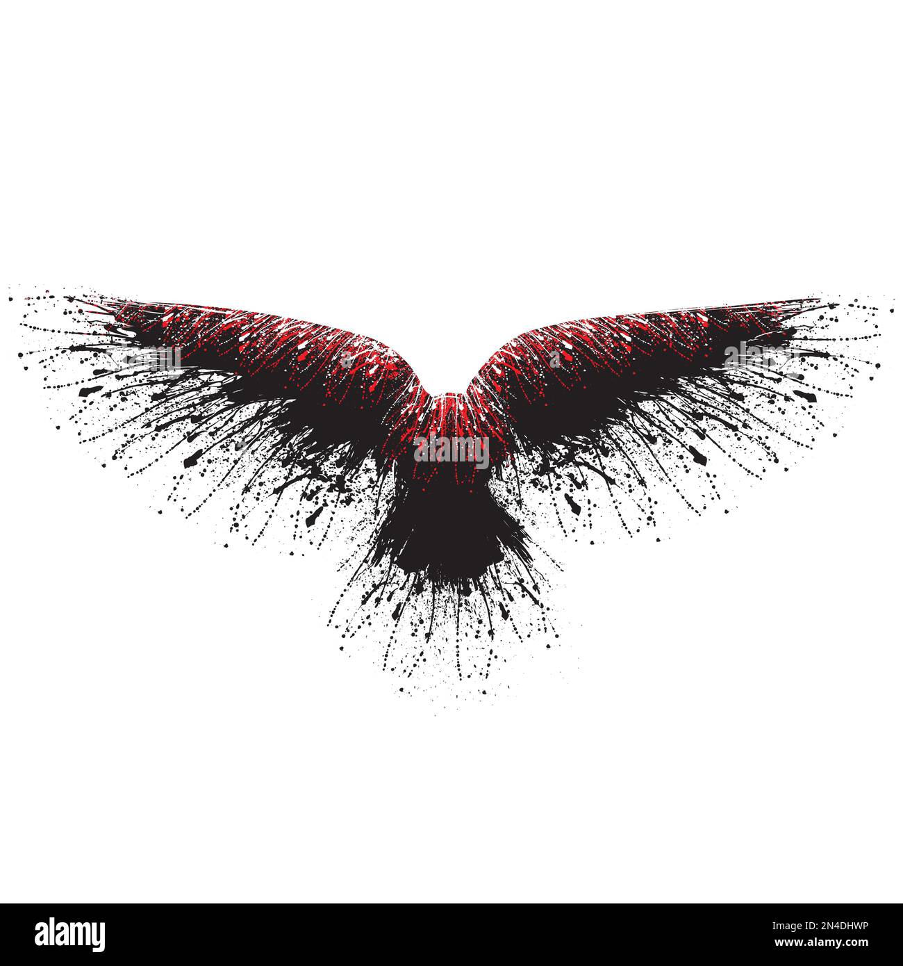 Hand drawn bloody halloween Cut Out Stock Images & Pictures - Alamy