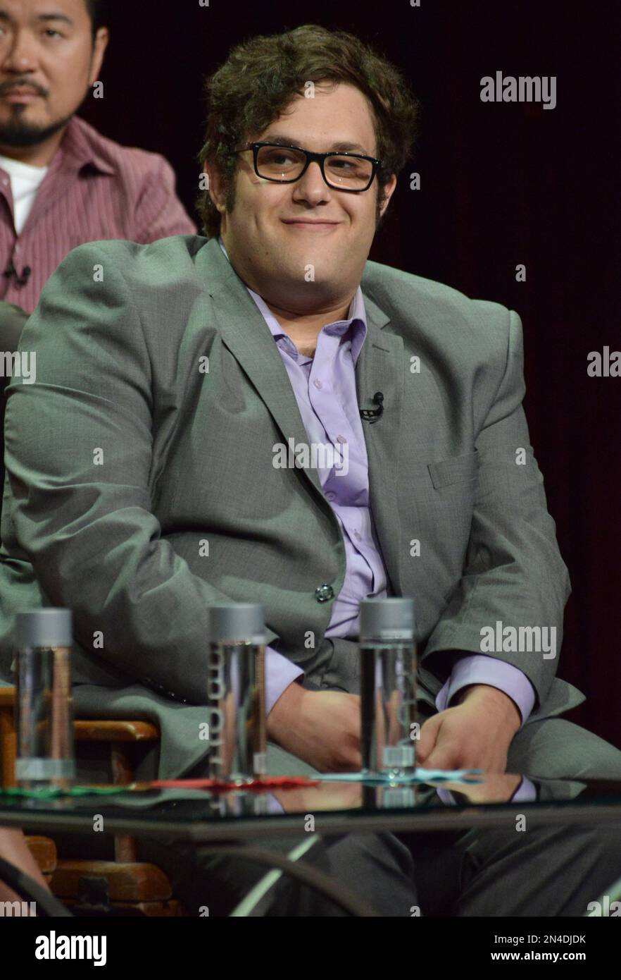 Ari Stidham appears on stage during the "Scorpion" panel at the CBS ...