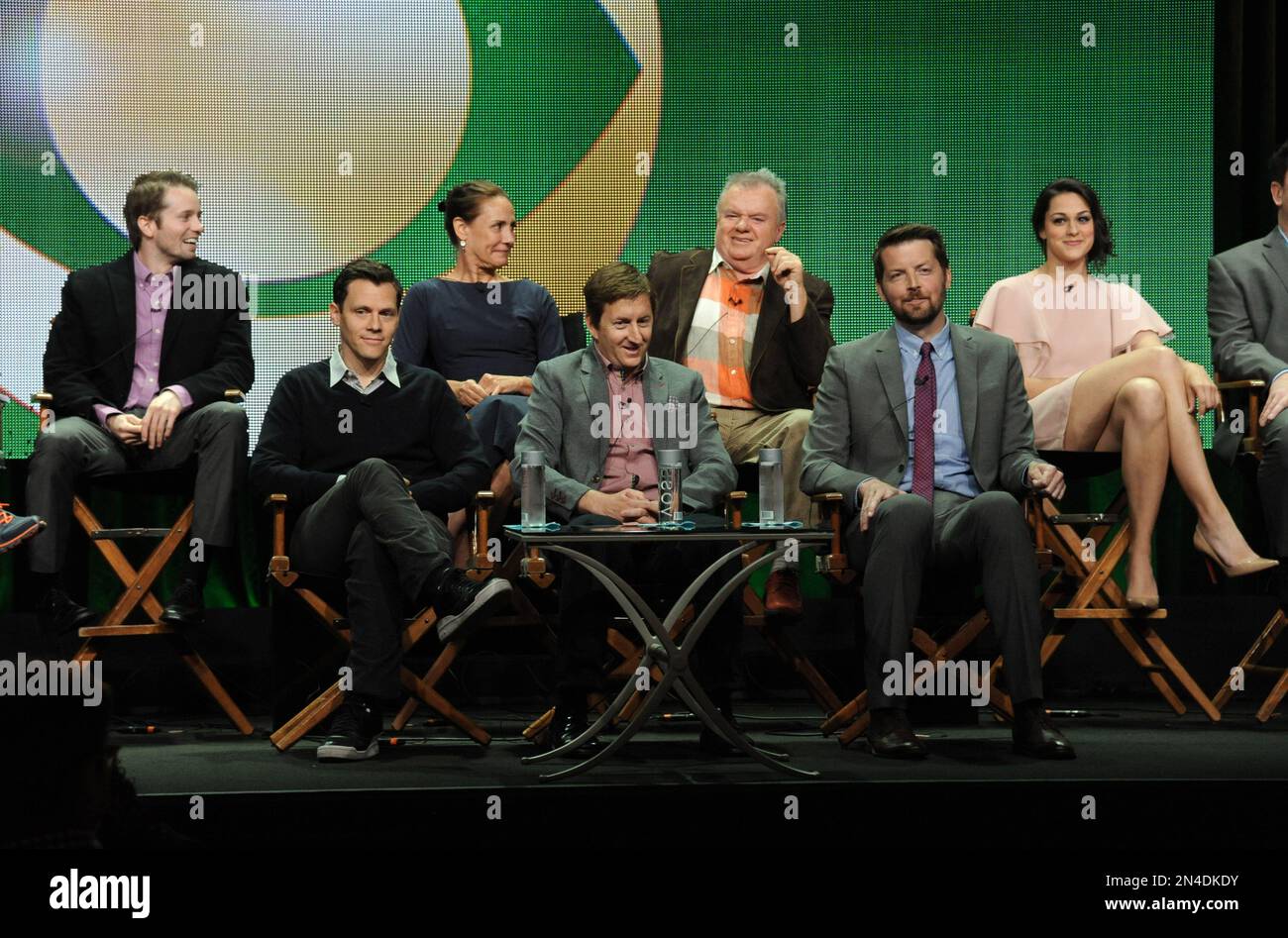 From left, Tyler Ritter, Laurie Metcalf, Will Gluck, Kelen Coleman ...