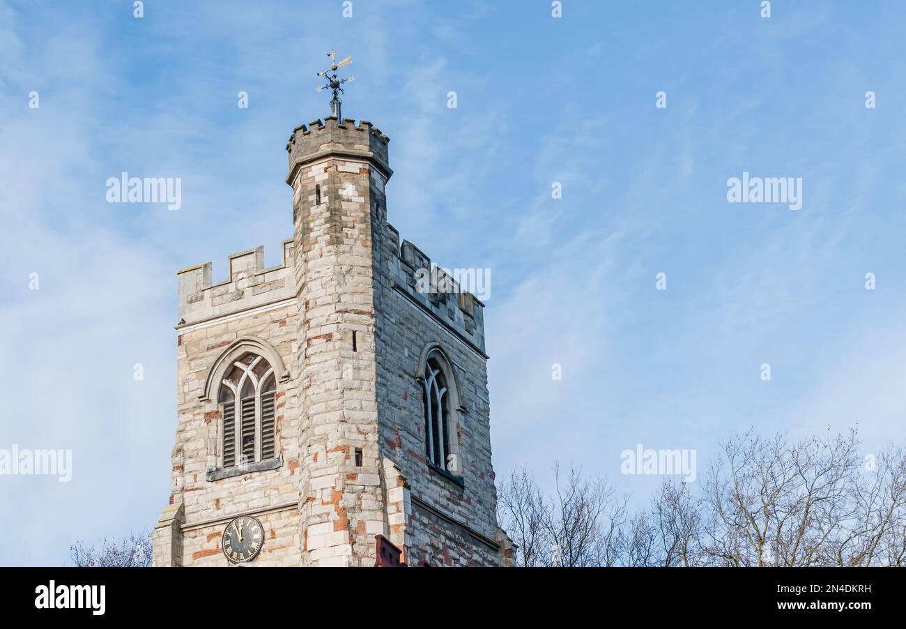 Tower of All Saints, West Ham is the cathedral church of Newham, and ...