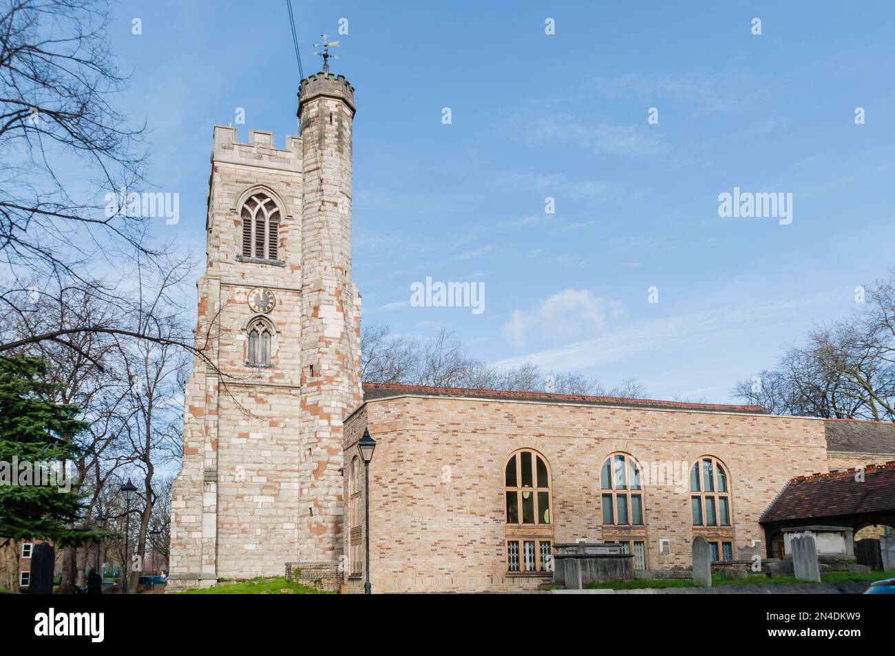 Tower of All Saints, West Ham is the cathedral church of Newham, and ...