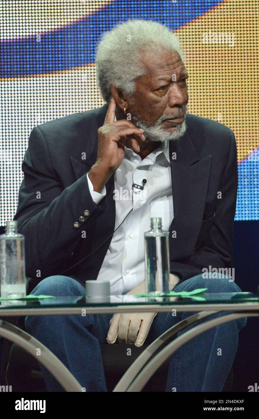 Executive Producer Morgan Freeman appears on stage during the "Madam ...