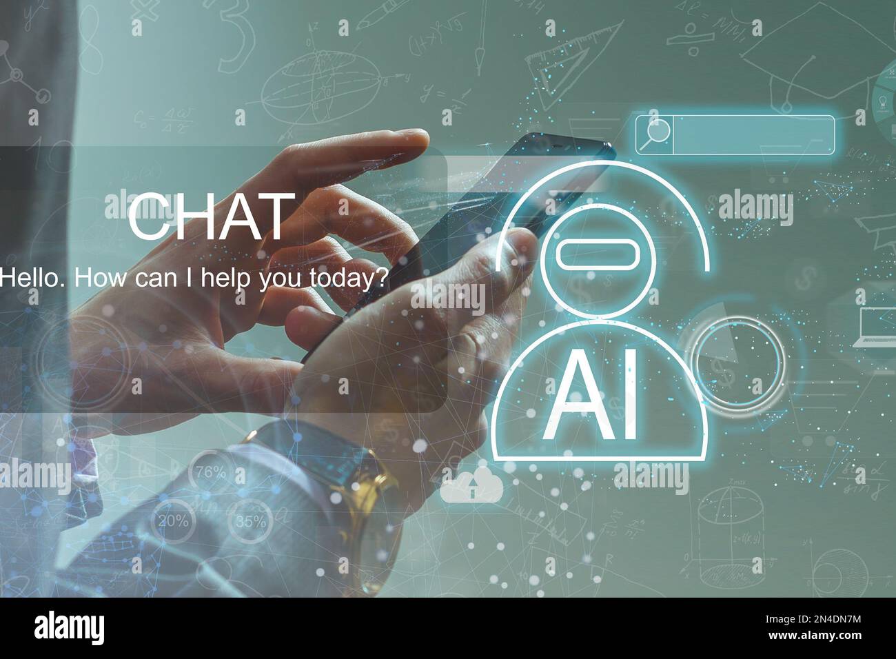 Artificial intelligence (AI), machine and deep learning and another modern computer technologies ...