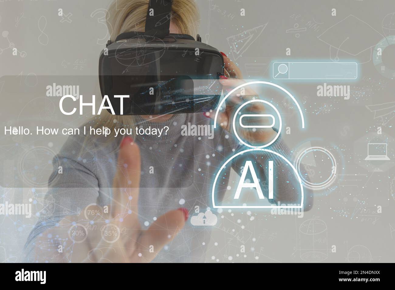 Artificial intelligence (AI), machine and deep learning and another modern computer technologies ...