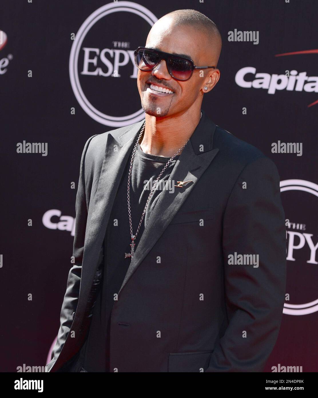 Shemar Moore arrives at the ESPY Awards at the Nokia Theatre on ...