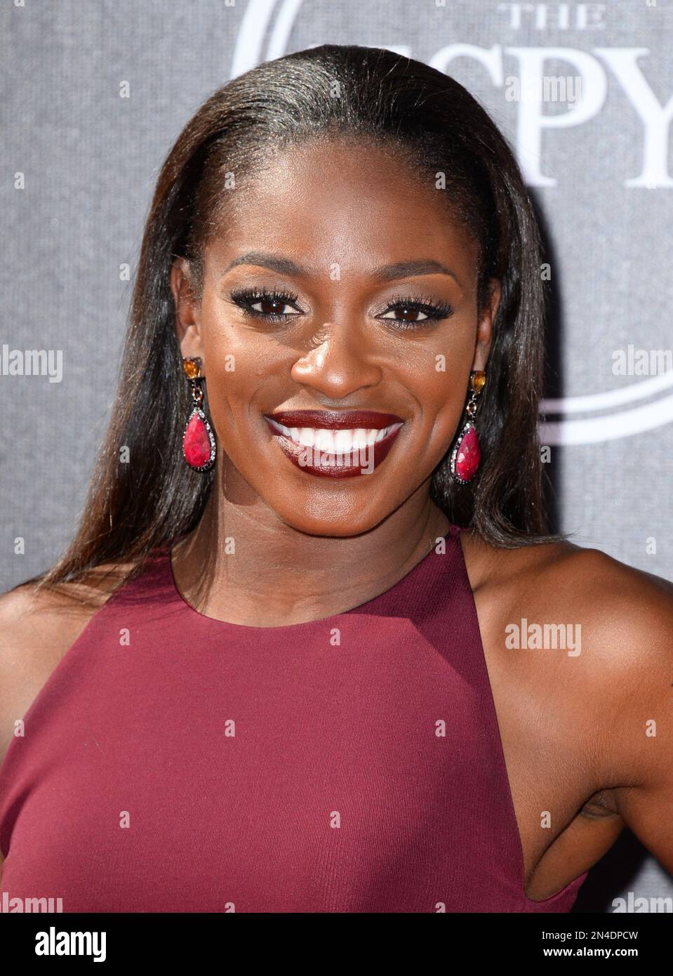Professional tennis player Sloane Stephens arrives at the ESPY Awards ...