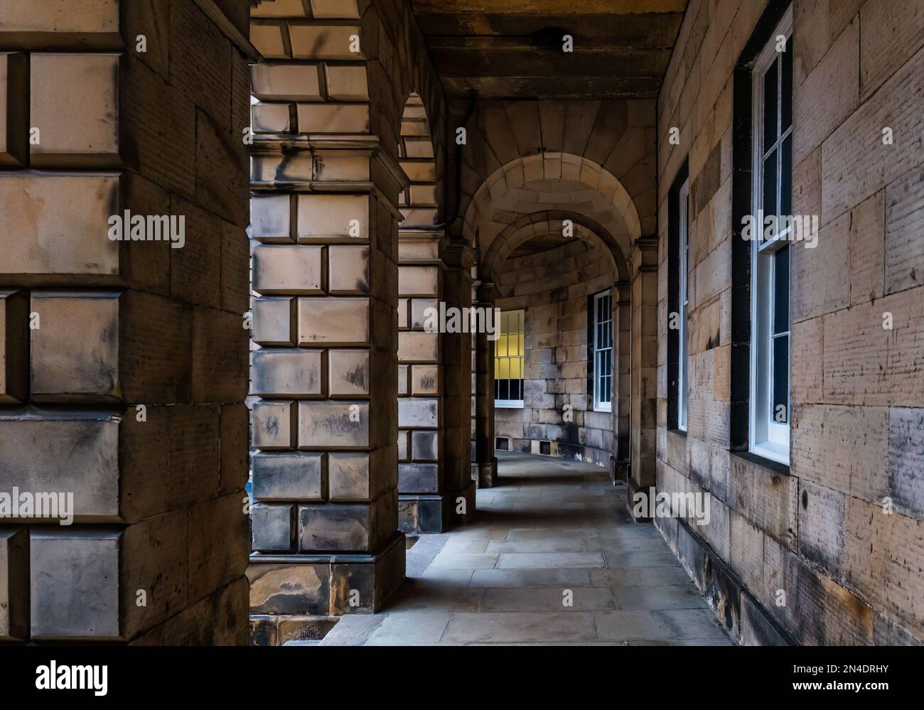 Corridor with arch hi-res stock photography and images - Alamy