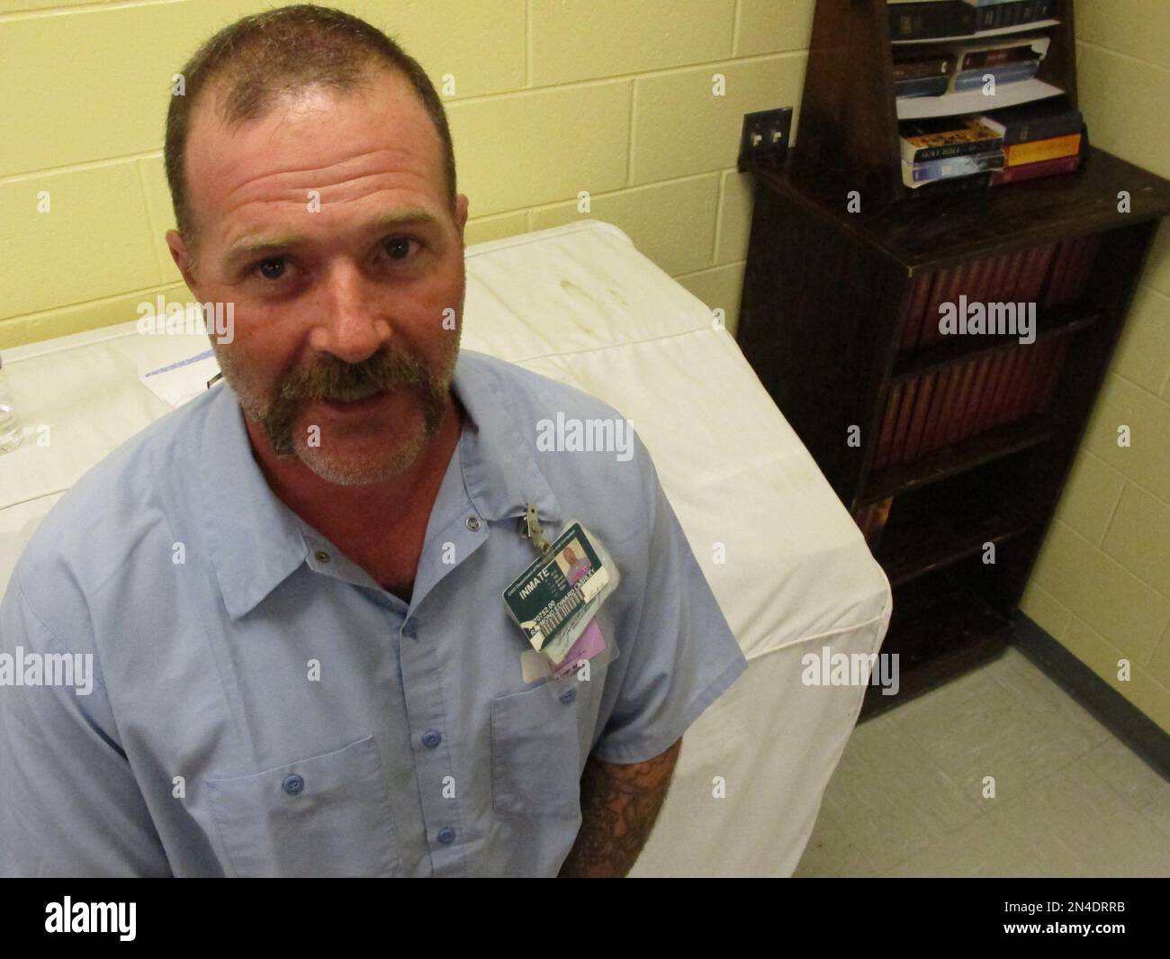 Inmate Raymond Lashley explains how he put a background in heating, air ...