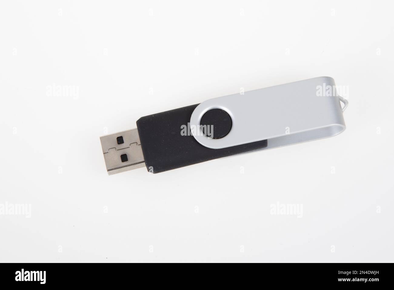 black revolving usb key flash drive mock up for advertising brand on ...
