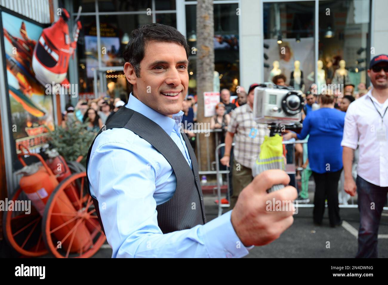 Danny Pardo arrives at the world premiere of "Planes: Fire And Rescue ...