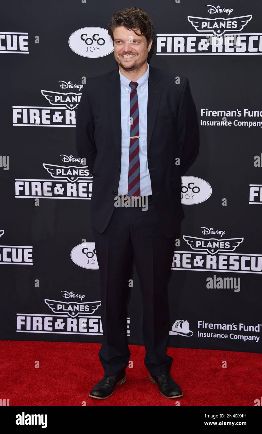 Matt Jones arrives at the premiere of Disney’s Planes: Fire & Rescue ...