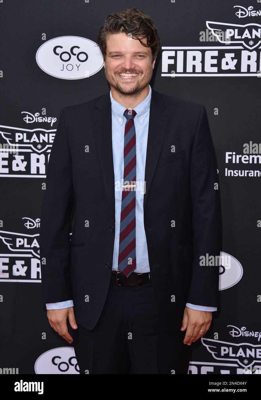 Matt Jones arrives at the premiere of Disney’s Planes: Fire & Rescue ...