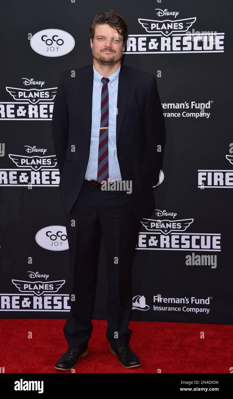 Matt Jones arrives at the premiere of Disney’s Planes: Fire & Rescue ...