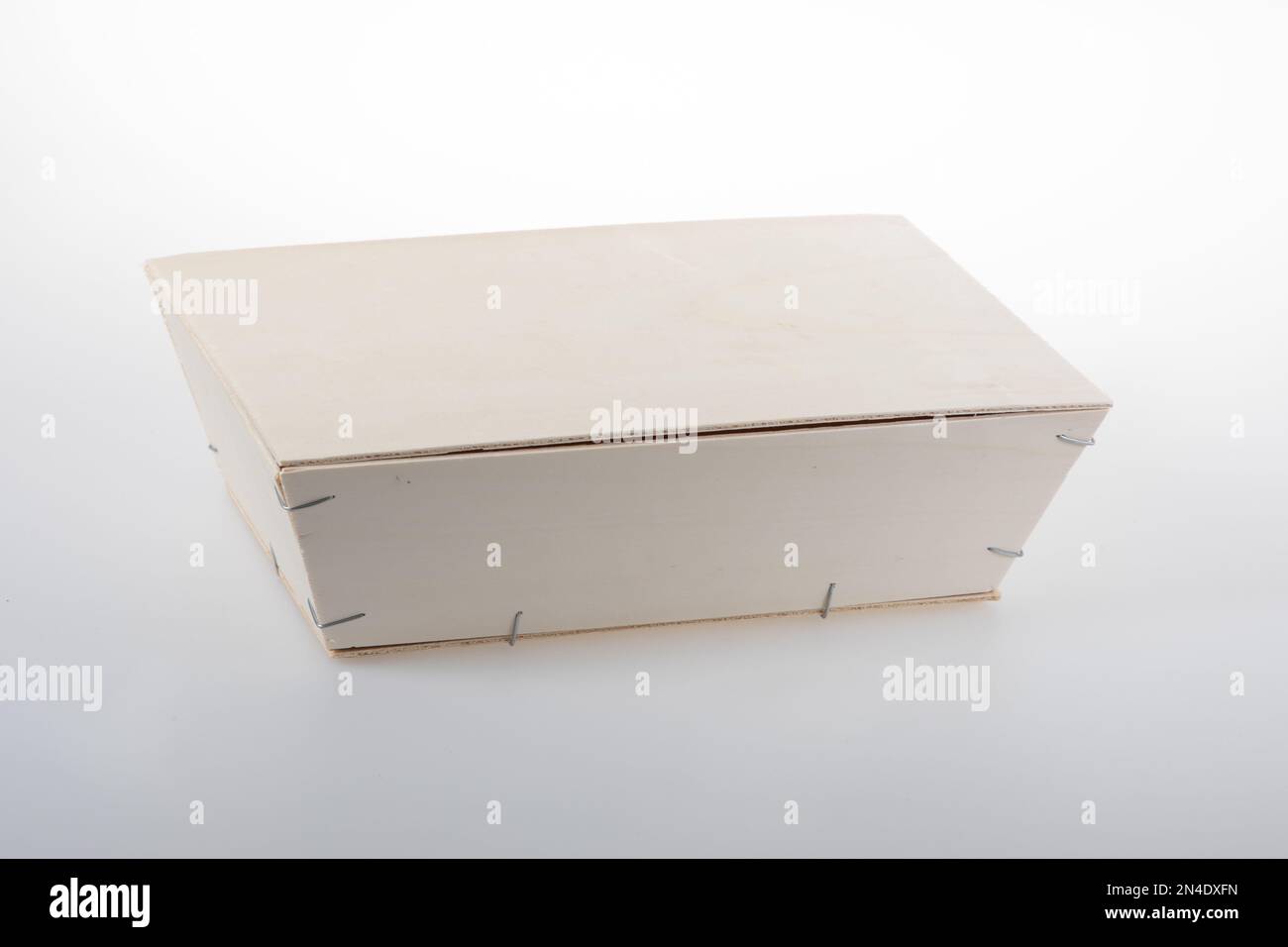 closed empty box crate in wooden small container Stock Photo - Alamy