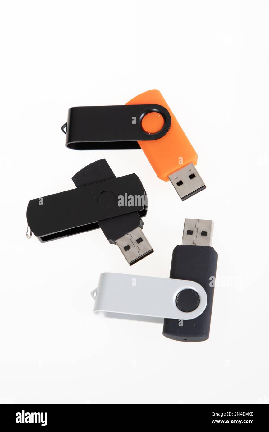 Portable memory drives Cut Out Stock Images & Pictures - Alamy