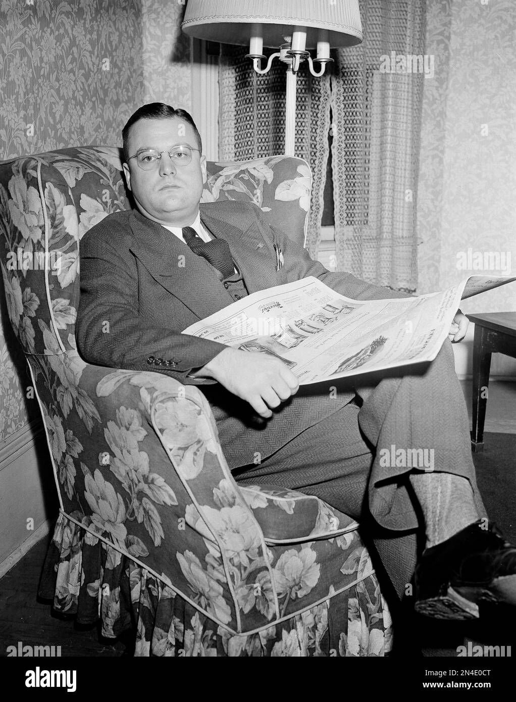 Assistant Attorney General of Georgia Dan Duke, relaxes with a ...