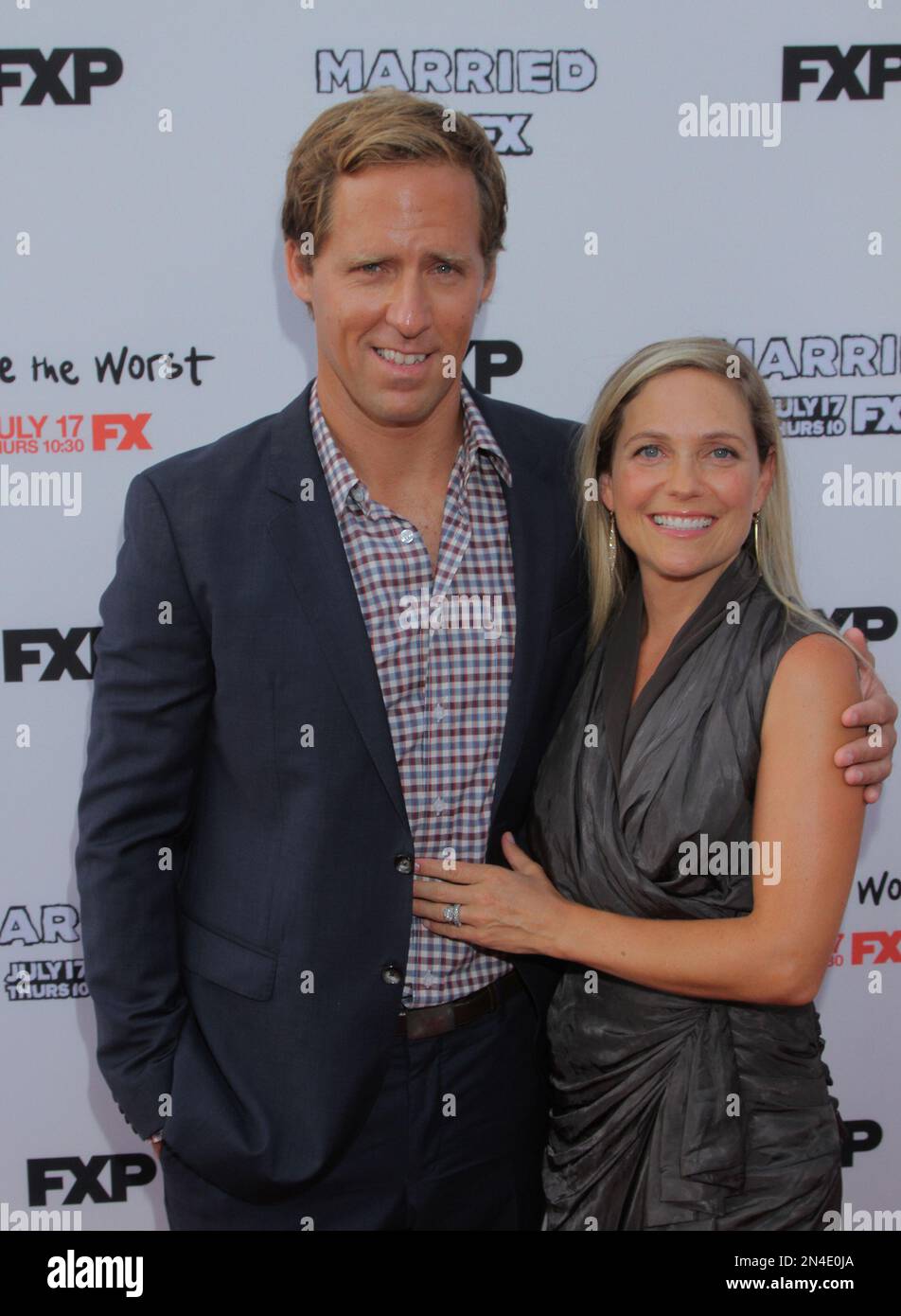 Actor Nat Faxton and spouse Meaghan Gadd seen at LA Premiere Screening ...