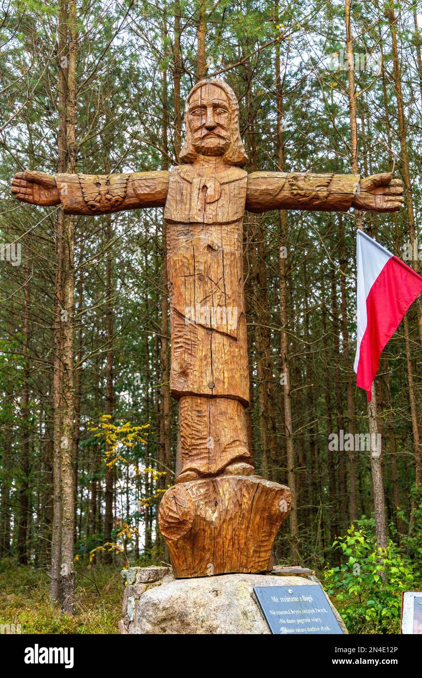 Borowy Mlyn, Poland - August 3, 2021: Memorial and shrine of Kashubian ...