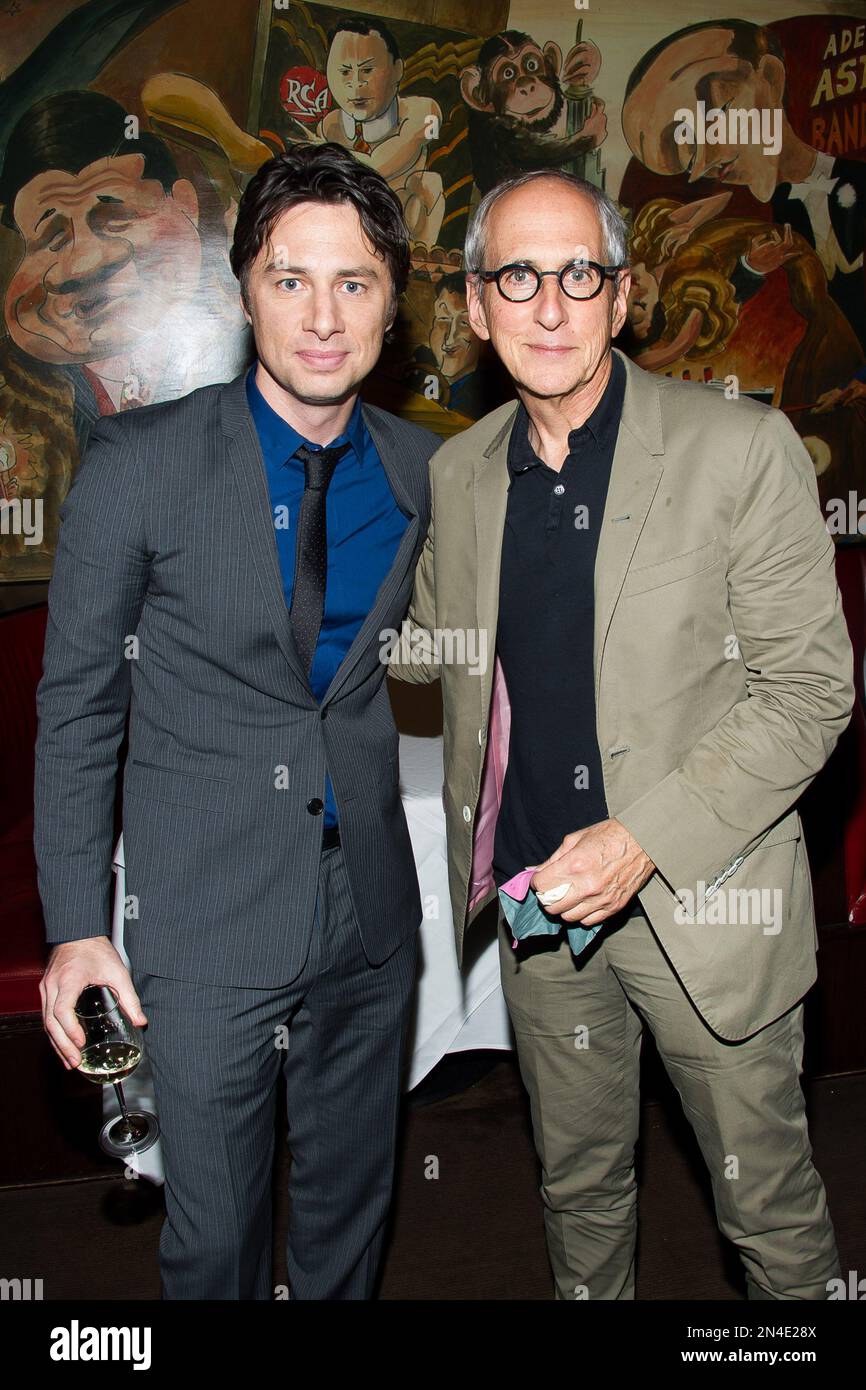 Zach Braff, left, and Michael Shamberg attend the after party for the ...