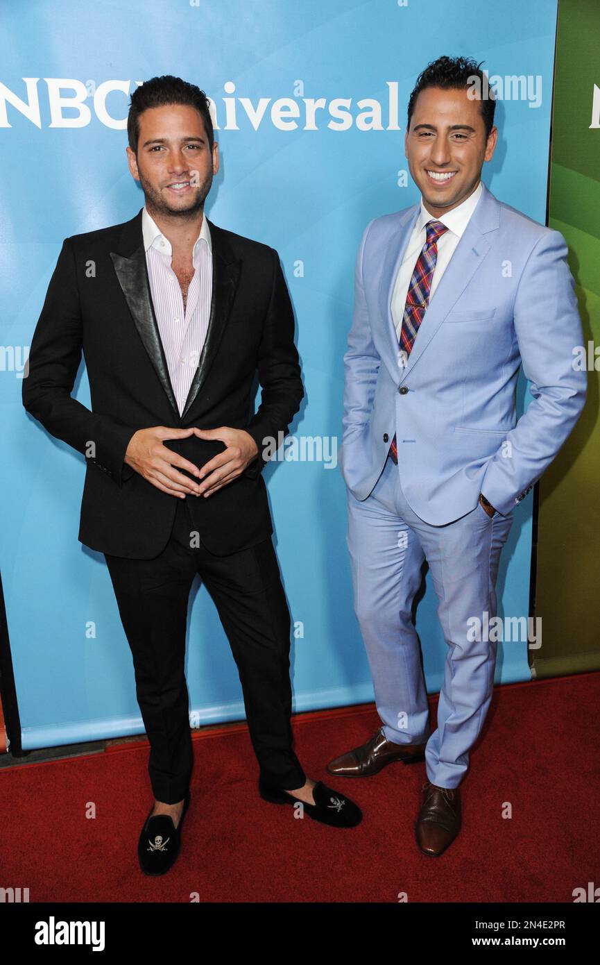 Josh Flagg, left, and Josh Altman attend the NBC 2014 Summer TCA held ...