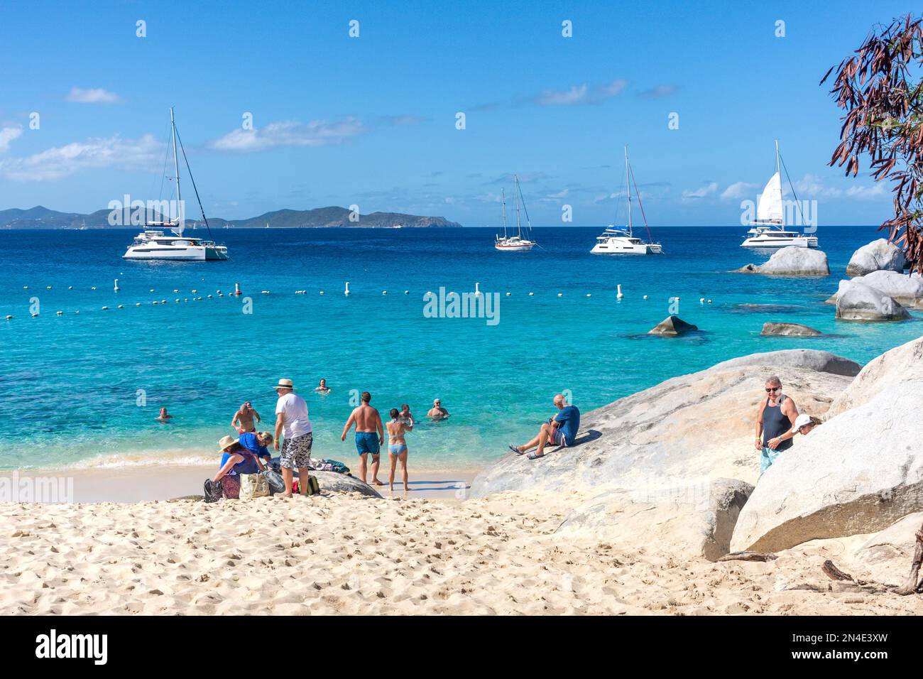 Devil's Bay Beach at The Baths National Park, Virgin Gorda, The British ...