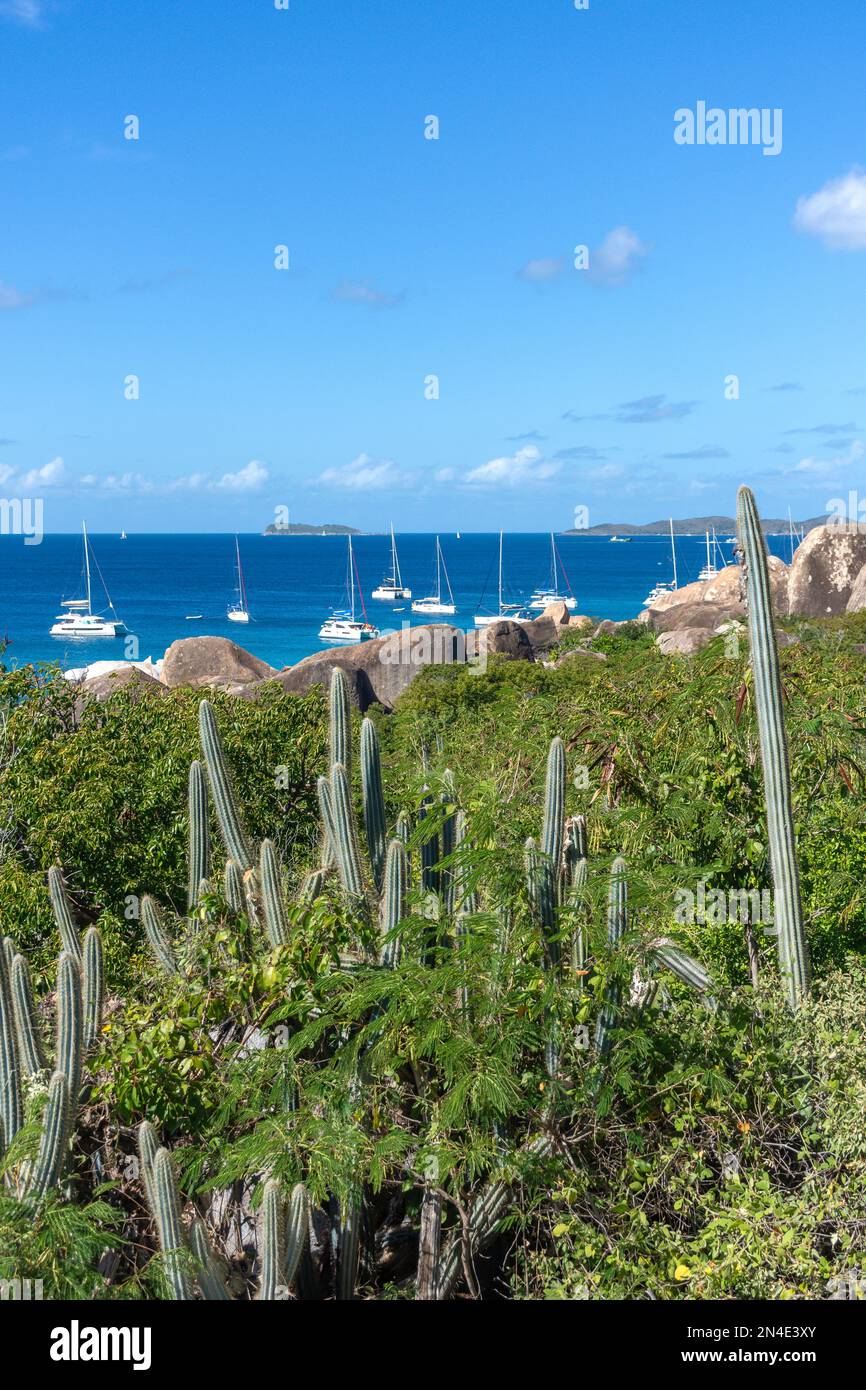 Devil's Bay panorama at The Baths National Park, Virgin Gorda, The ...