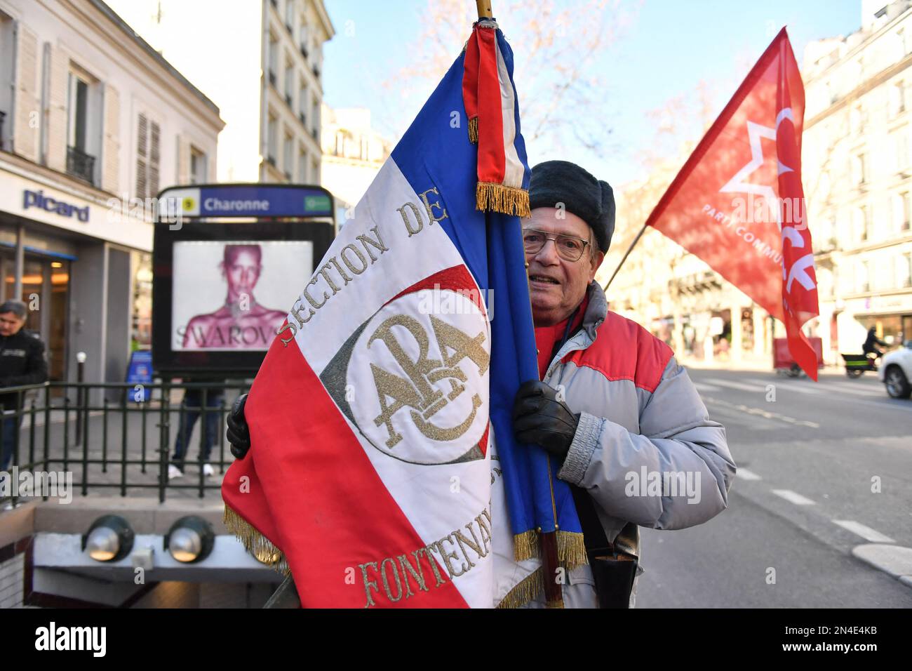Tribute of the nine people killed by the French police during the ...