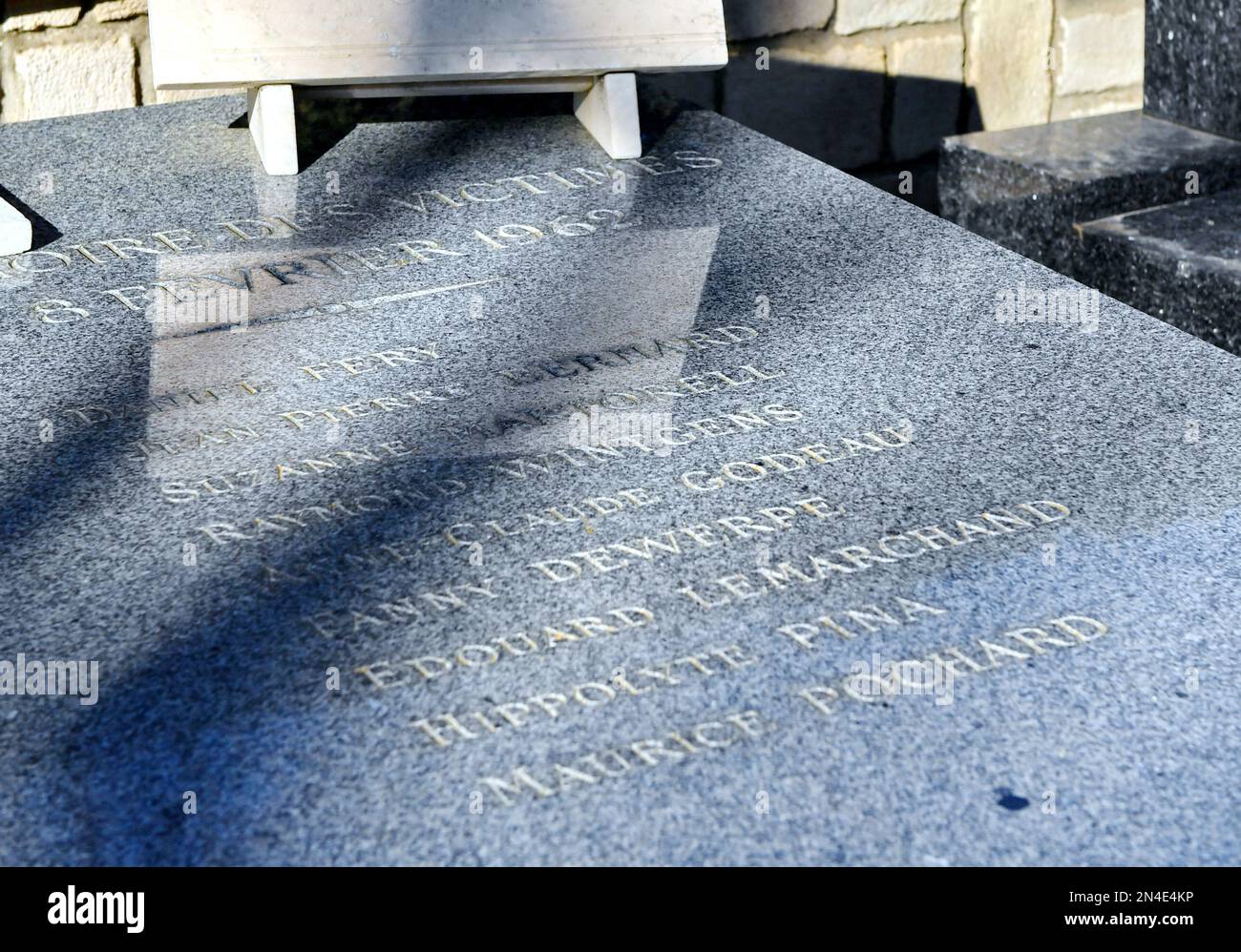 Tribute of the nine people killed by the French police during the ...