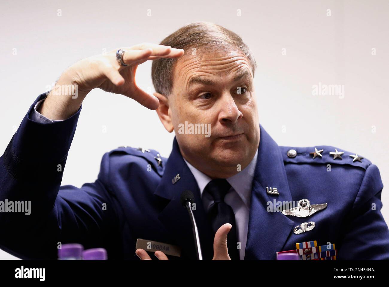 United States Air Force Lt. Gen Chris Bogdan, Program Executive Officer ...