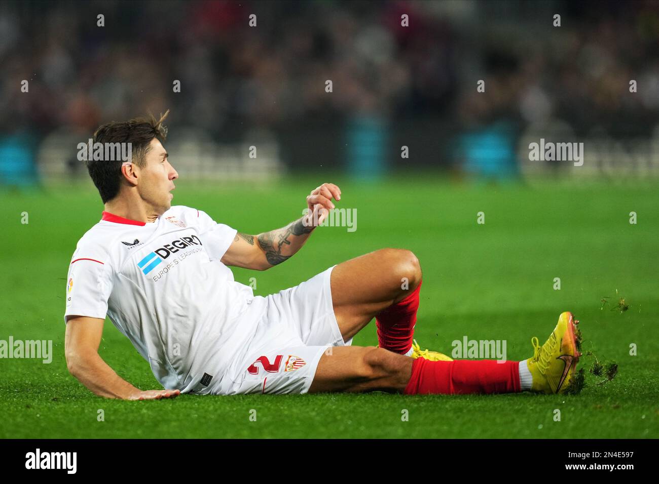 Gonzalo Montiel of Sevilla FC during the La Liga match between FC ...