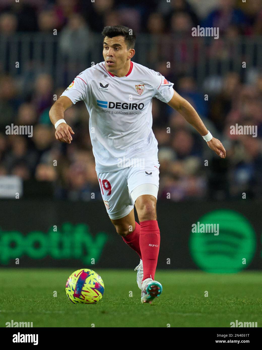 Marcos Javier Acuna of Sevilla FC during the La Liga match between FC ...
