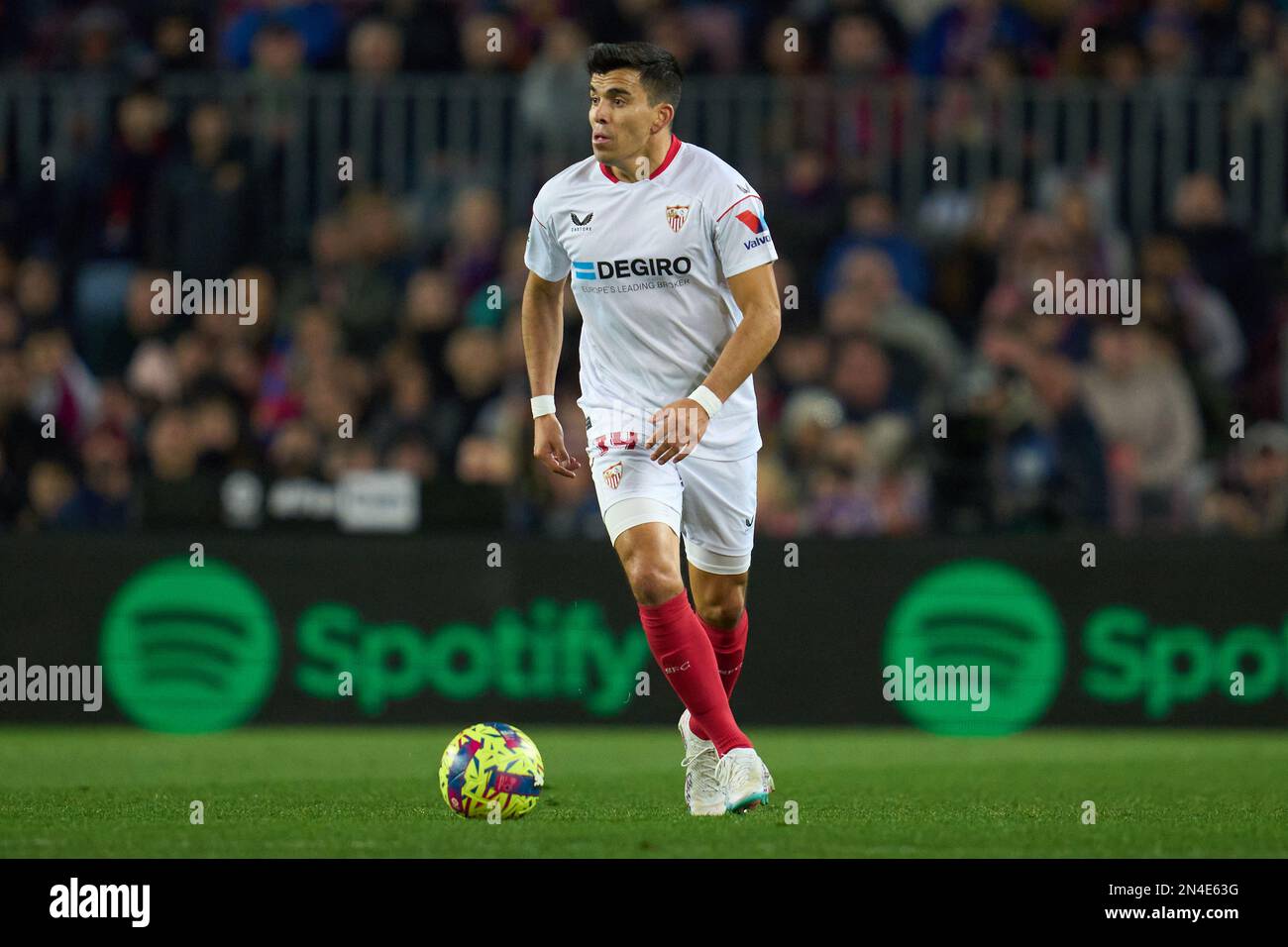 Marcos Javier Acuna of Sevilla FC during the La Liga match between FC ...