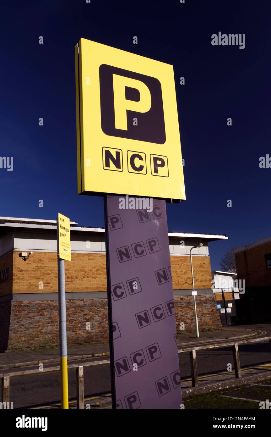 Ncp car park sign hi-res stock photography and images - Alamy