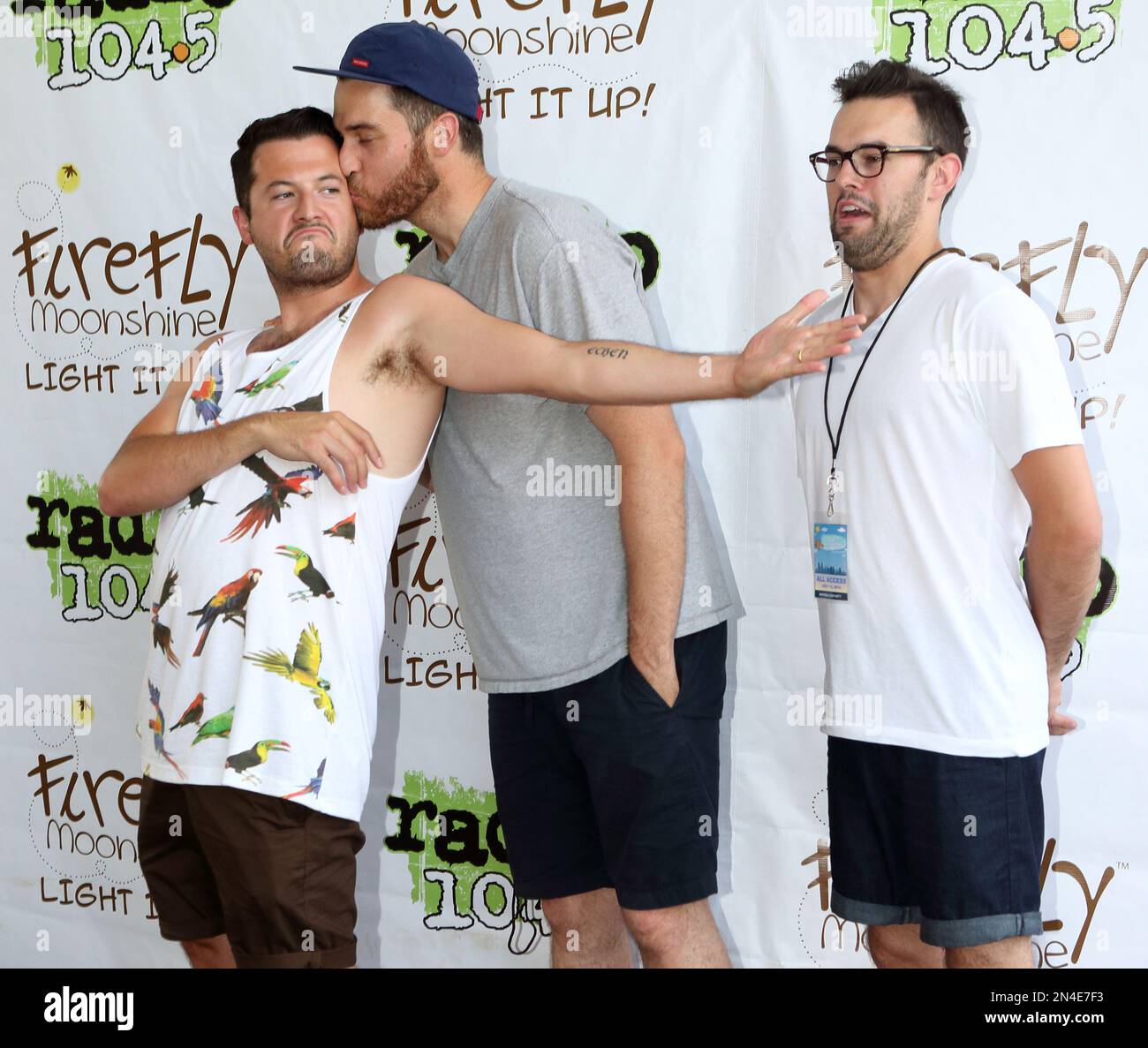 Brian Fennell, from left, Rhett Stonelake and Branden Crate of the band ...
