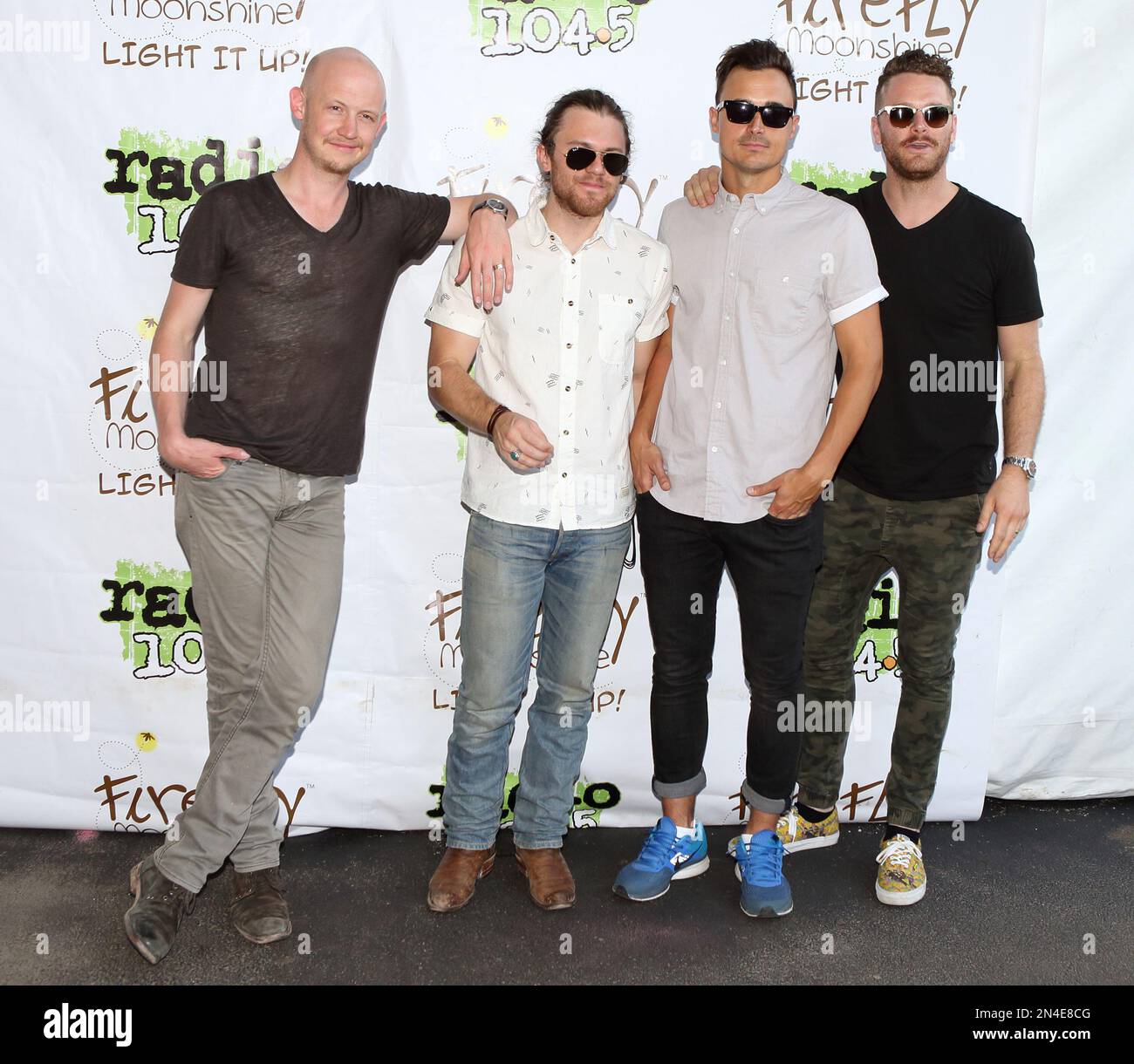 Isaac Slade, from left, Dave Welsh, Joe King and Ben Wysocki of the ...