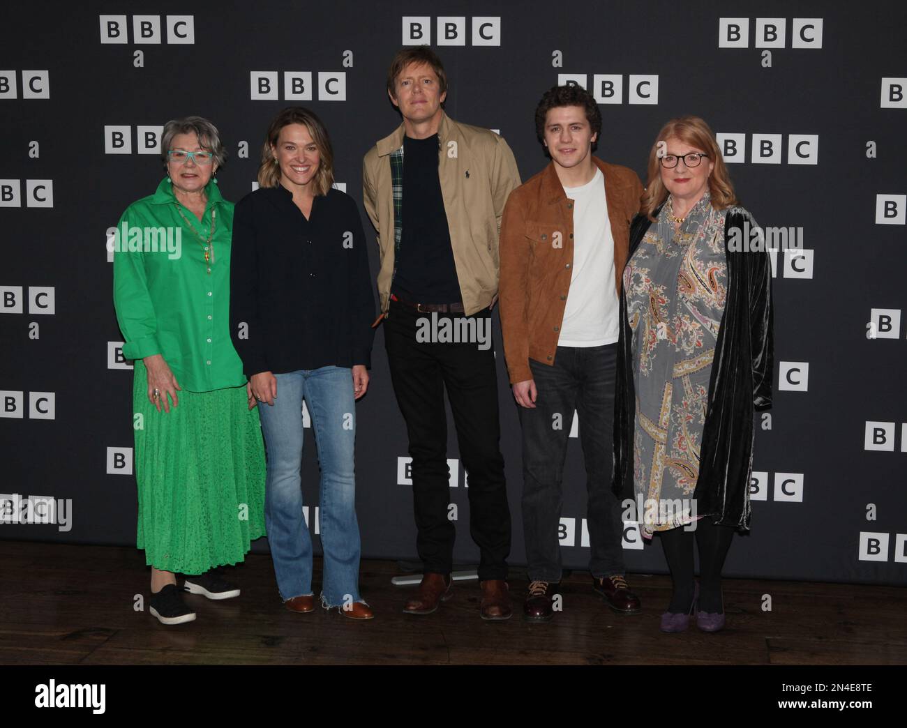 London.UK. Barbara Flynn, Sally Bretton, Kris Marshall, Dylan Llewellyn ...